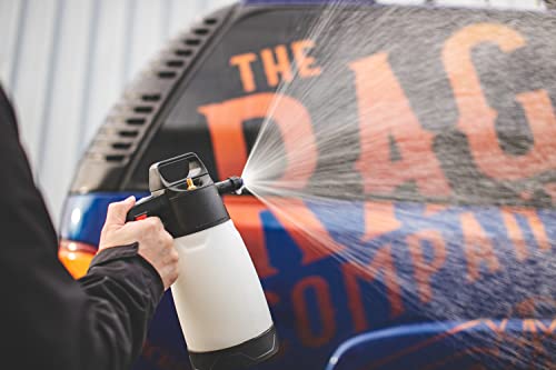 Goizper Group iK Sprayers - Foam Pro 2+ (Plus) Sprayer - Pump Spray Foamer with Schrader Valve - Professional Car Wash & Detailing, Dry/Wet Foam, Pressure Release Safety Valve, PVC Hoses (1.25 Liters)