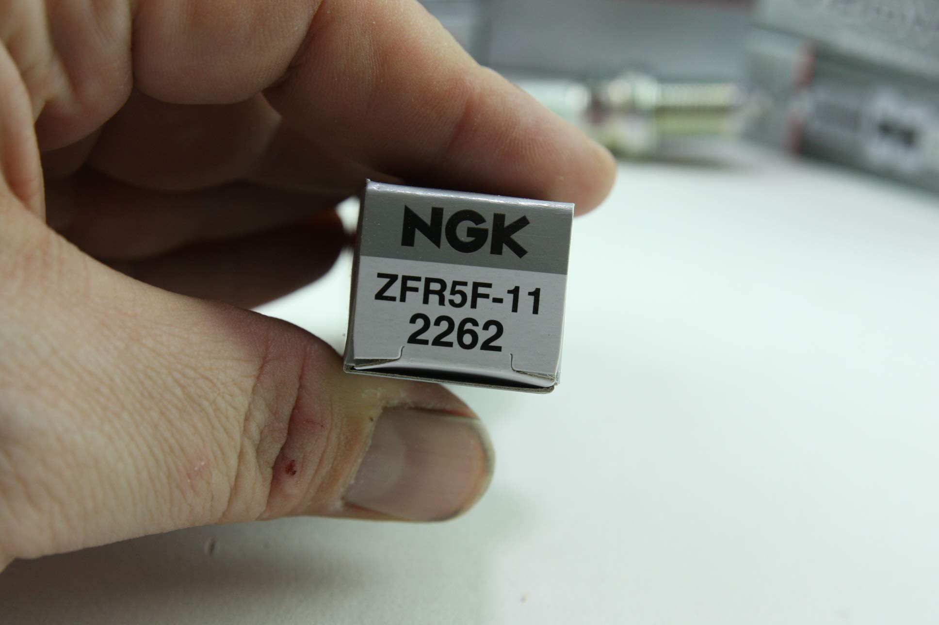 NGK Spark Plug ZFR5F-11- Set of 4