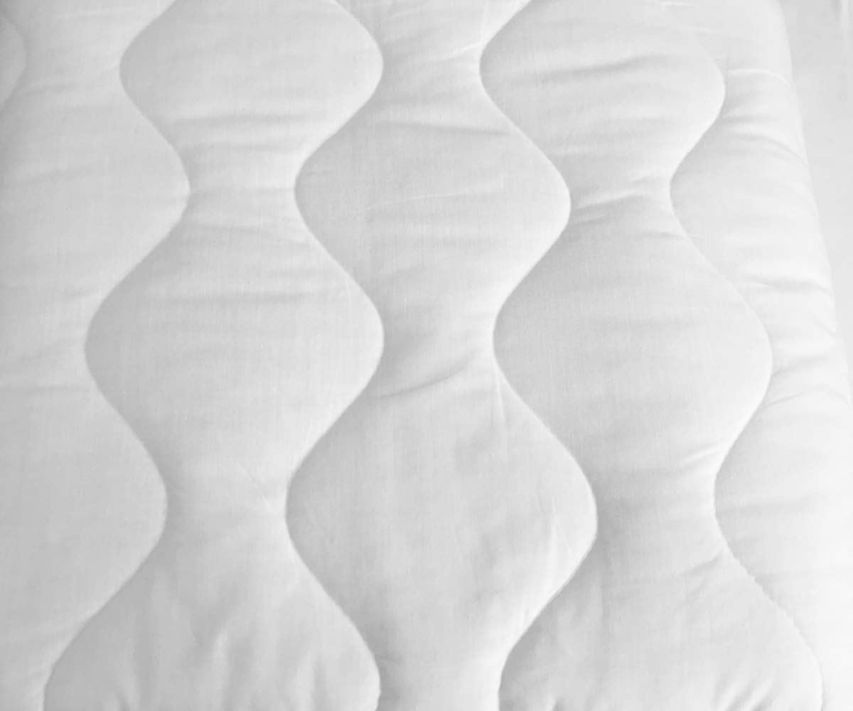 Natural Comfort Super Soft Anchor Band 54 by 80-Inch Mattress Pad, Full, White