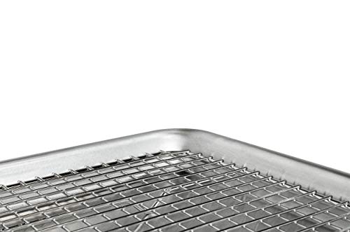 Fat Daddio's CR-HALF Stainless Steel Cooling & Baking Rack, 12 x 17 Inch