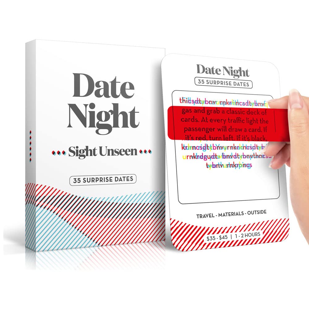 Fun & Adventurous Date Night Ideas - Romantic Couples Gift for: Girlfriend, Boyfriend, Newlywed, Wife, Husband, Him, Her or Anniversary