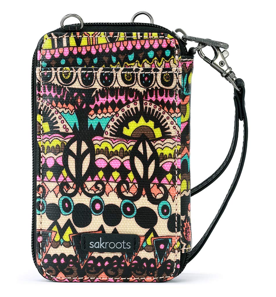 The Sak Women's Artist Circle Wristlet (O/S, Neon One World)