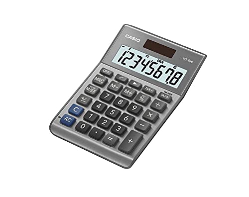 Casio MS-80B Standard Function Desktop Calculator Silver