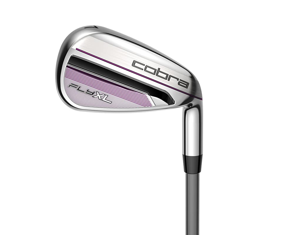 Cobra Golf 2021 Fly XL Complete Set Cart Bag Silver-Plum (Women's Petite Right Hand, Graphite Woods-Graphite Irons, Ladies Flex, Putter, Cart Bag)