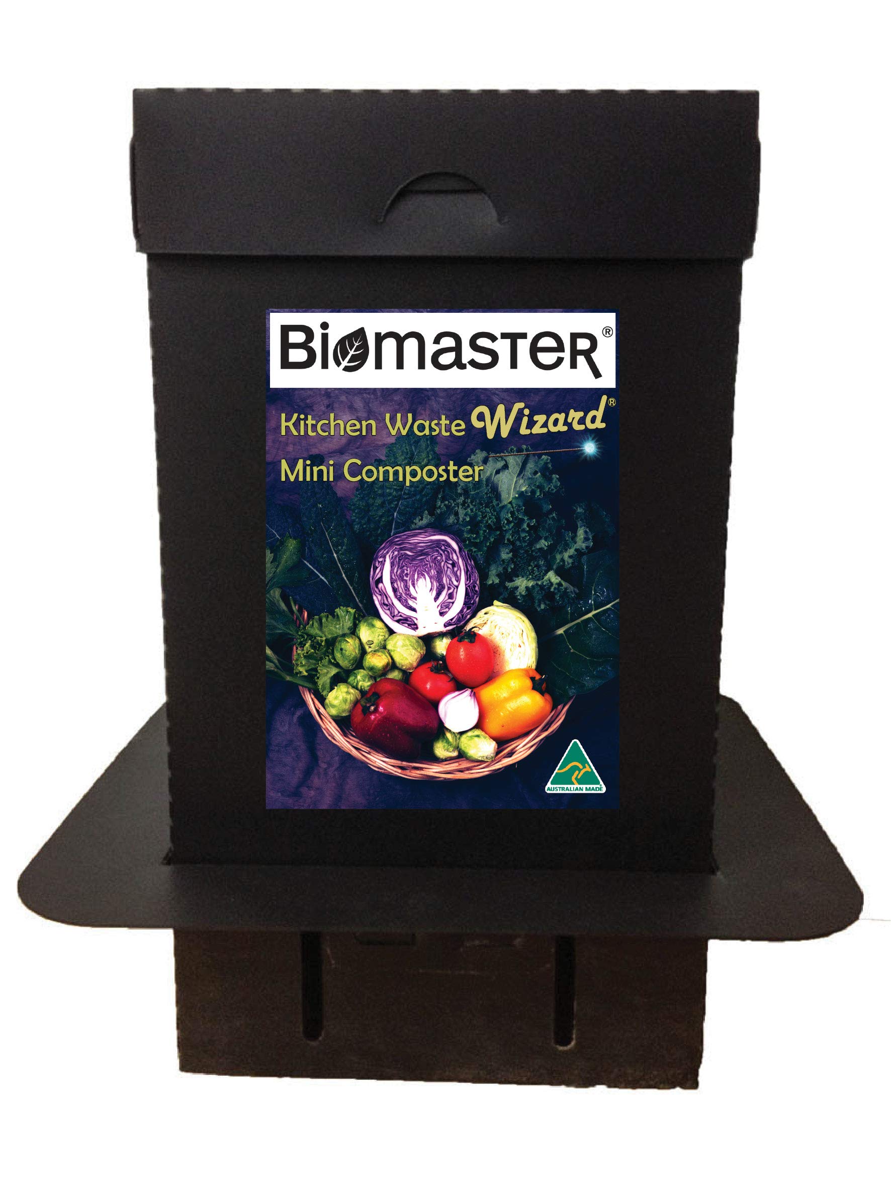 Kitchen Waste Wizard Mini Composter (100% Recycled Material, 10β Width x 18β Height)
