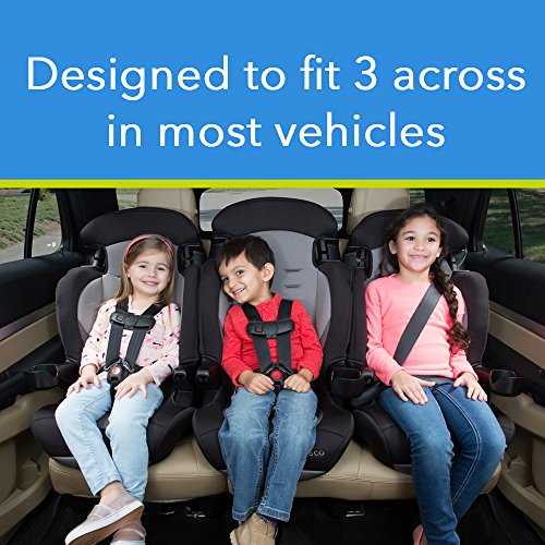 Cosco Finale DX 2-in-1 Booster Car Seat, Extended Use: Forward-Facing, Belt-Positioning Booster in Organic Waves