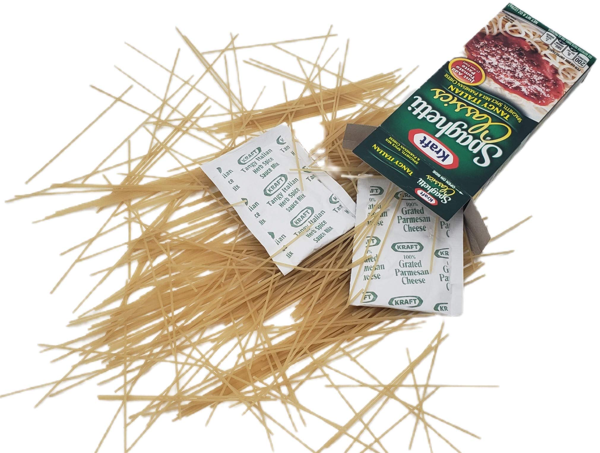 Complete Meal Kit - Kraft Foods Classics Tangy Italian Spaghetti, 8.0 Ounce & Hunts Tomato Paste 6 Ounce bundle (Pack of 2)
