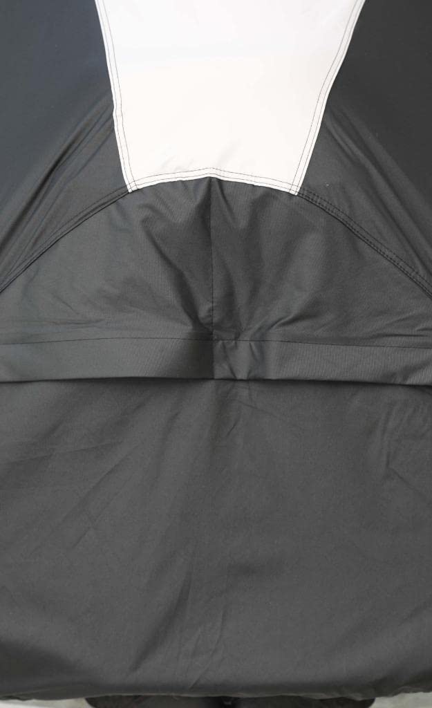 SBU Jetski Cover Compatible for Yamaha Wave Runner VX Deluxe 2007-2014 Jet Ski PWC Cover Black/Grey