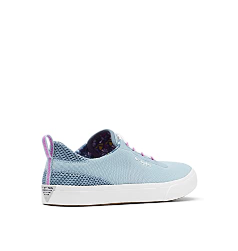 Columbia Women’s PFG Dorado Mesh Deck Shoe, Water & Stain Resistant, Mirage/Foxglove, 8.5