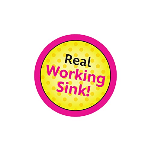 Minnie's Happy Helpers Magic Sink Set, Pretend Play Working Sink, Officially Licensed Kids Toys for Ages 3 Up by Just Play