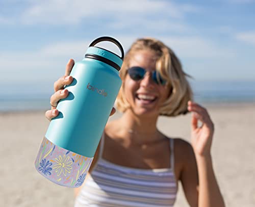 Protective Silicone Sleeve Boot 32oz 40oz for Hydro Flask, Wide Mouth Water Bottle Boot Bottom Base for YETI, Simple Modern,Takeya,MIRA and Flask Rubber Boot BPA Free, Not for Stanley Tumbler(Black)
