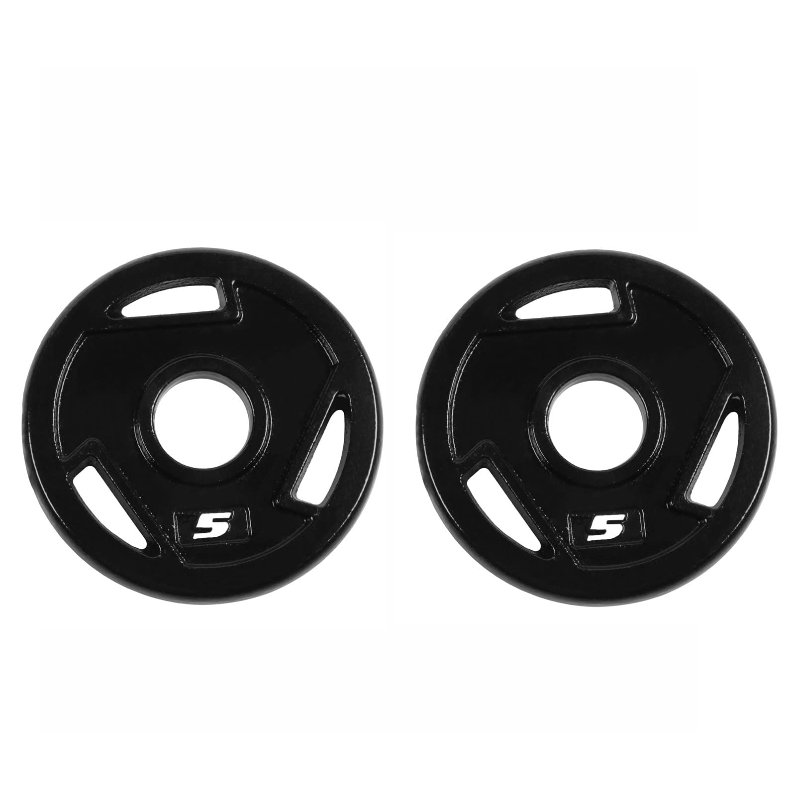 Cast Iron Bumper Plates Set,2-Inch Olympic Weight Plates Pair,85lb/105lb/140lb/155LB Free Weights Hole & Anti-Rust Hammertone Finish,Pairs or Sets,Multiple Packages (155LB Set)