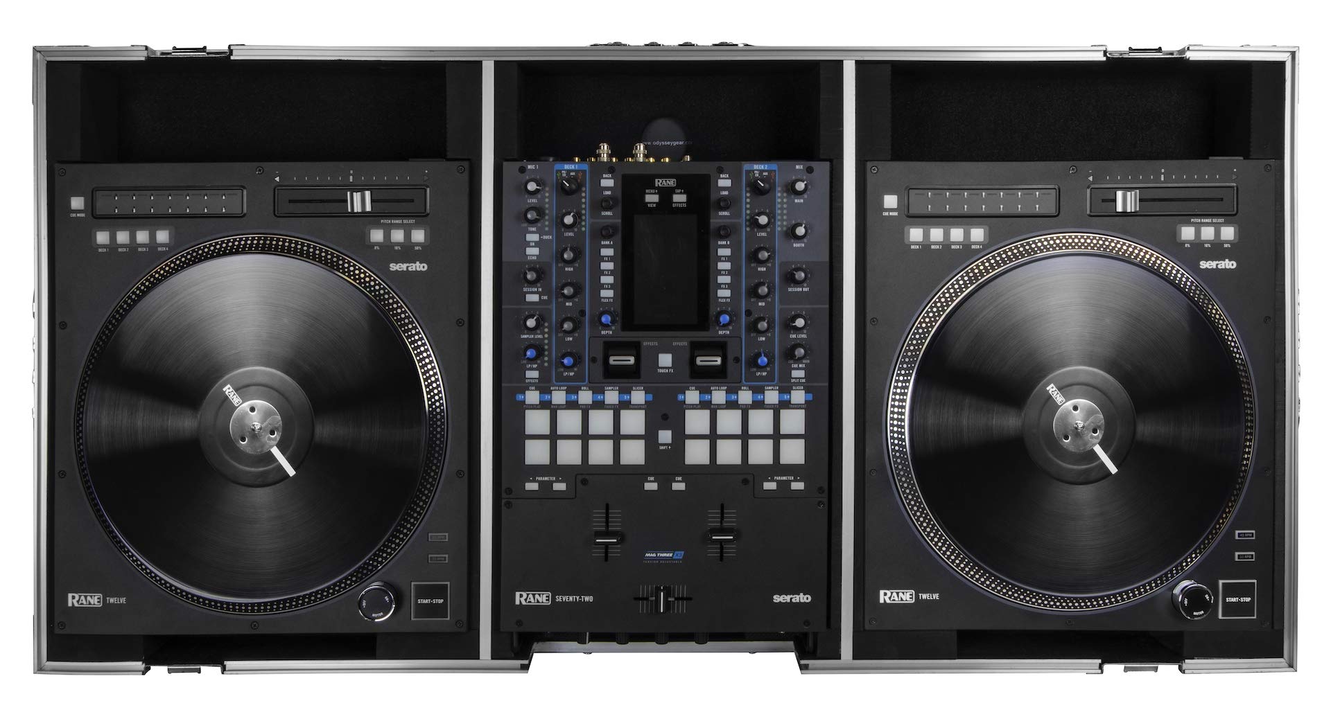 Odyssey FZRANE1272W DJ Battle Coffin for Rane Seventy-Two & Twelve