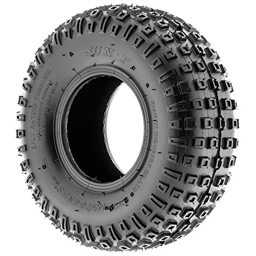 Set of 4 SunF A011 XC Sport ATV & Go Karts Knobby Tires 145/70-6 (14x6-6), 6 PR, Tubeless