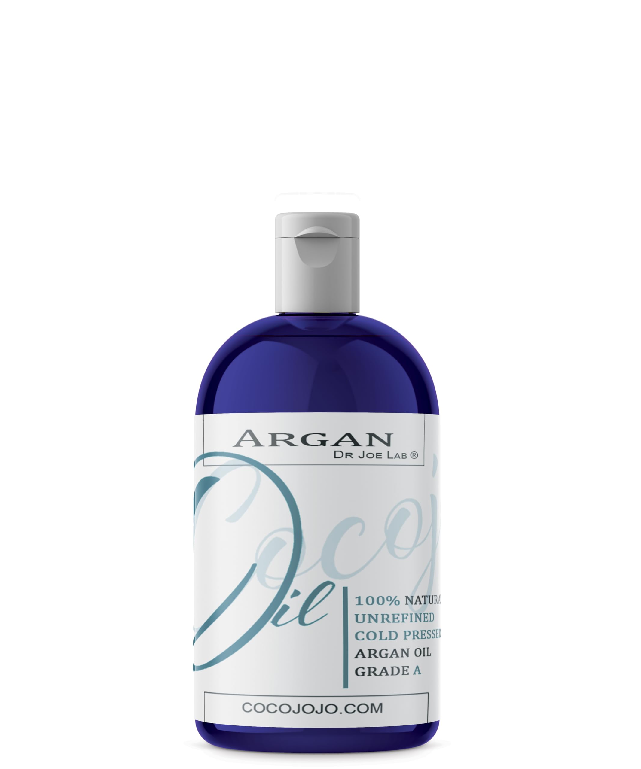 cocojojo Argan Oil - Cold Pressed 8 oz 100% Pure Natural Extra Virgin Unrefined Grade-a Argan Moroccan Marrakesh Oil Moisturizer Hair Face Lips Body Scalp Skin