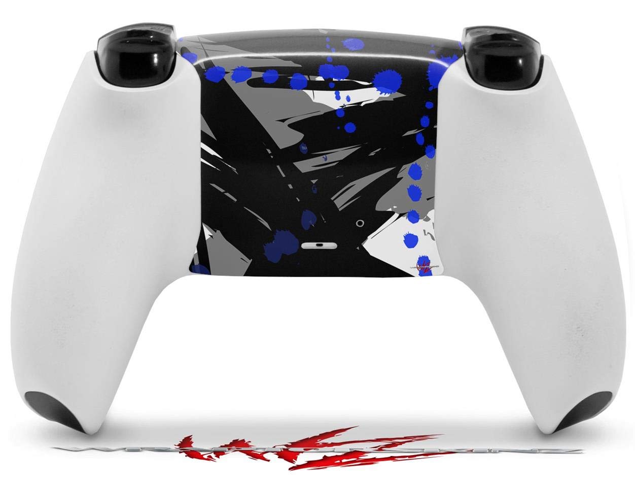 WraptorSkinz Skin Wrap compatible with Sony PS5 DualSense Controller Abstract 02 Blue (CONTROLLER NOT INCLUDED)
