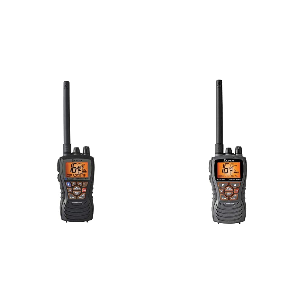Cobra MR HH500 FLT BT and MR HH350 FLT Handheld Floating VHF Radios