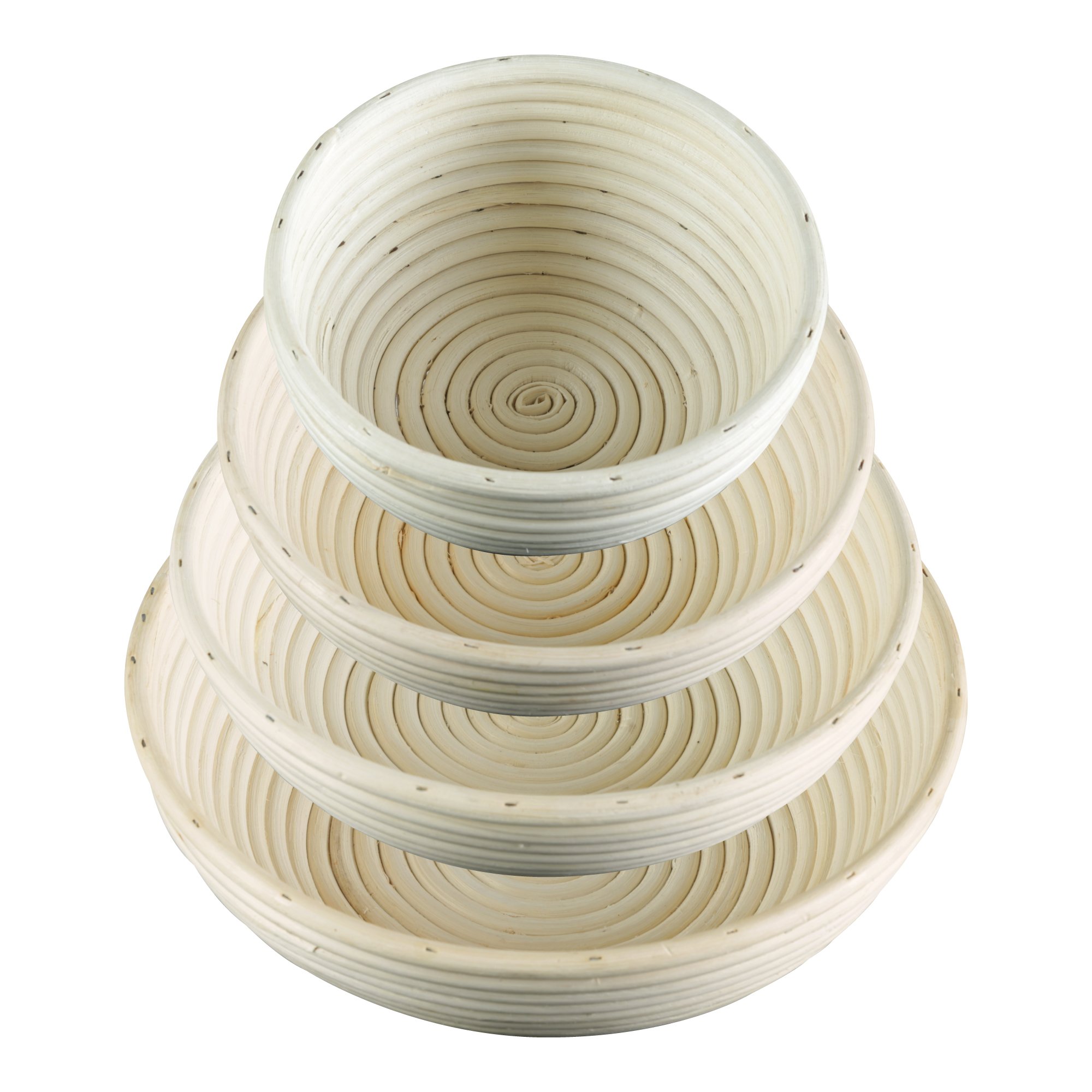 Frieling Round Proofing Basket, Brotform Bread Rising Banneton and Serving Basket, 10-Inch