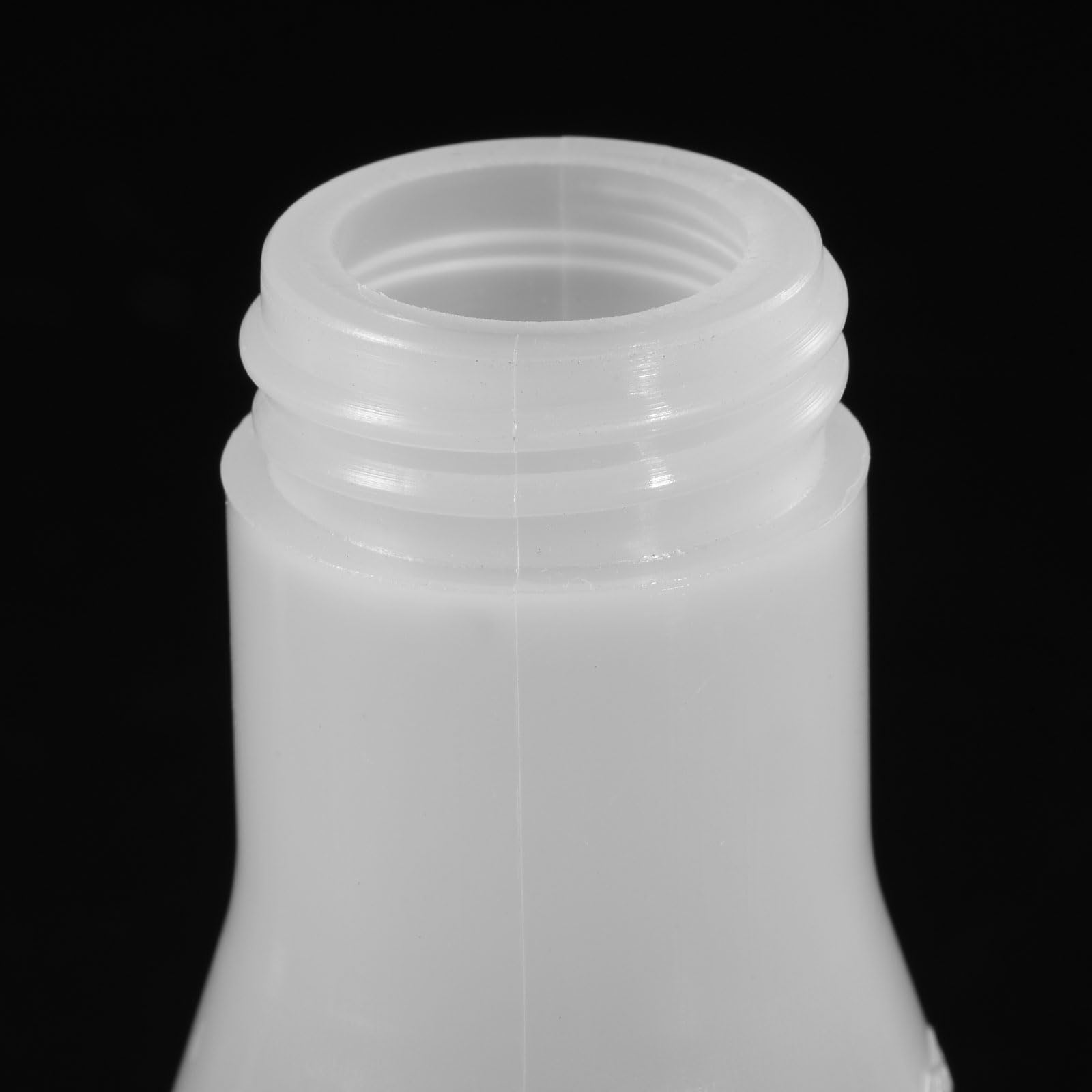 PATIKIL 1000ml Plastic Erlenmeyer Flask with Screw Caps, 2 Pack Narrow Mouth Conical Flask for Laboratory, Clear