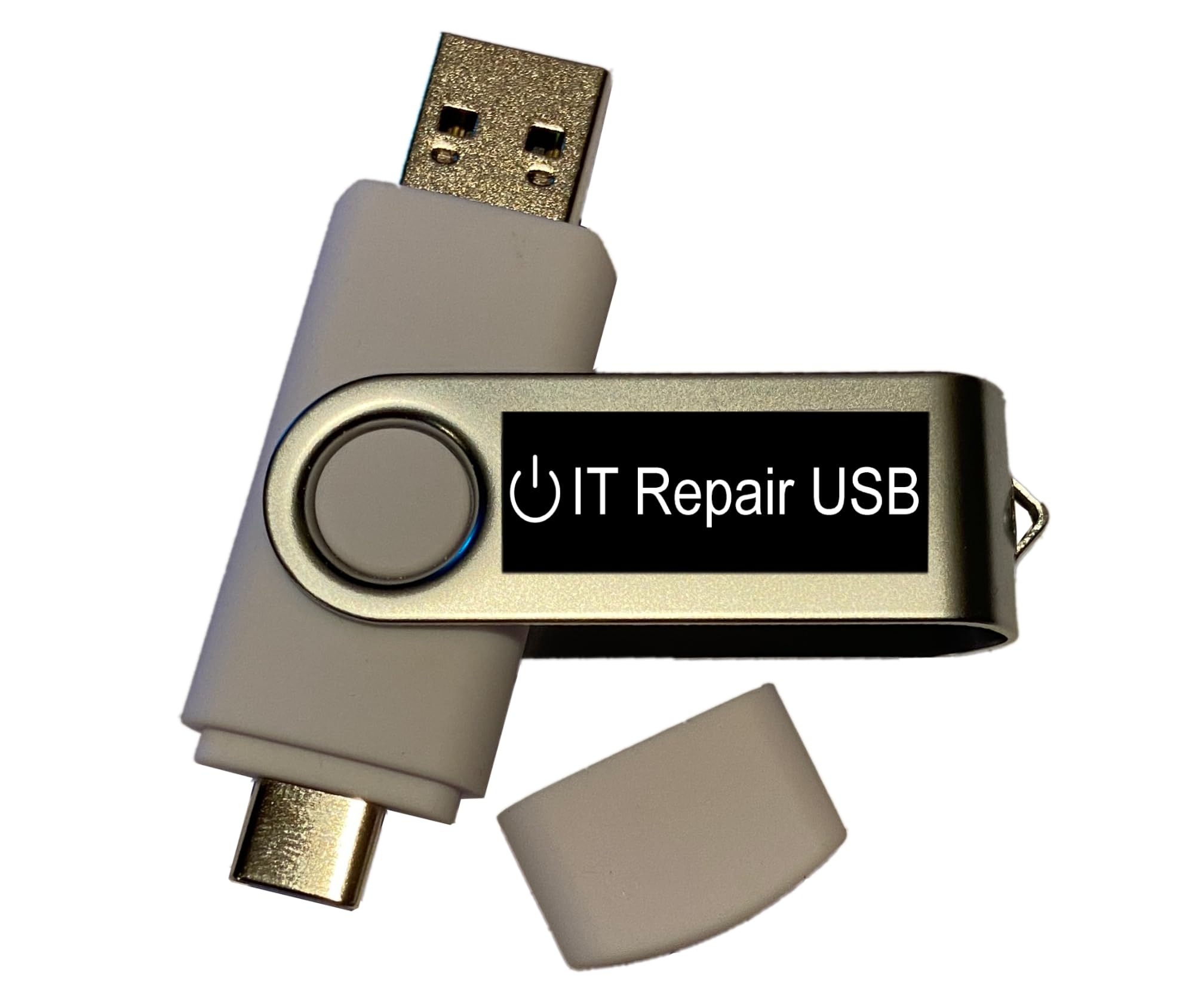 Computer IT Repair - Windows Antivirus Hard Drive Data File Recovery Password Reset Tools Utilities Drivers Live Bootable Boot USB Flash Thumb Drive USB-C Compatible