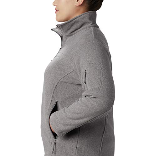 Columbia Women's Fast Trek II Jacket, City Grey Heather, Large