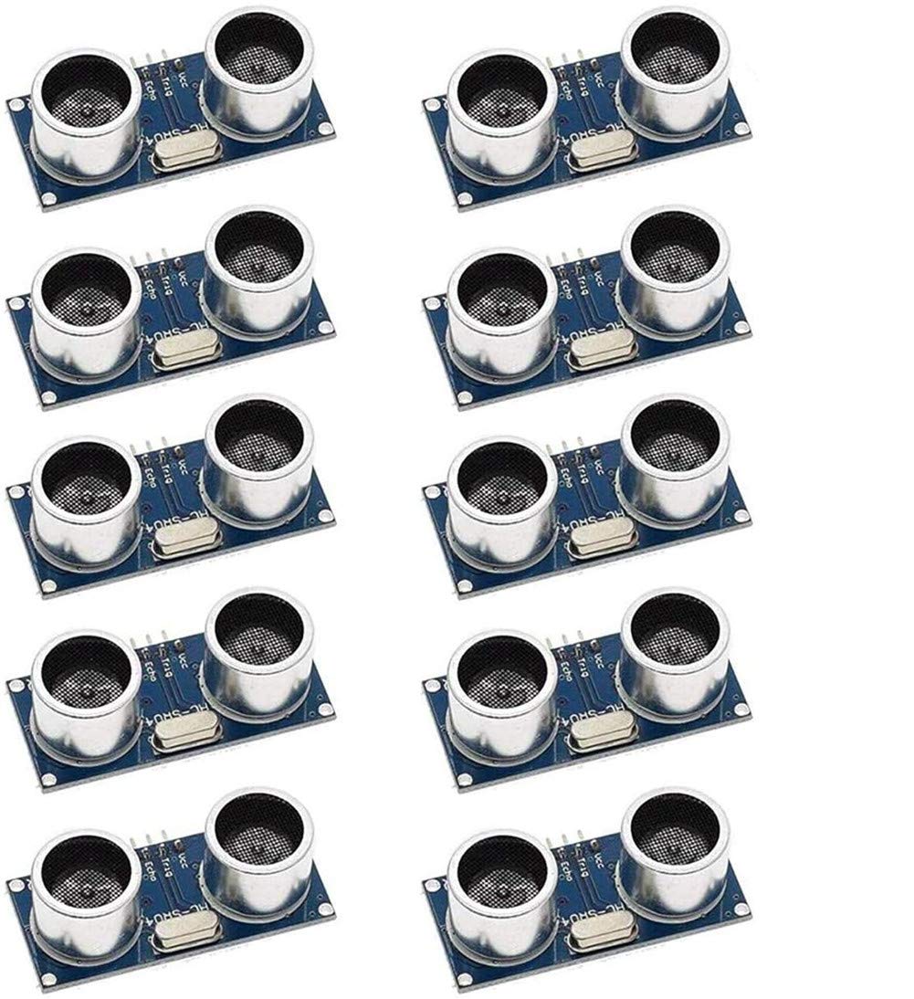 D-FLIFE 10pcs HC-SR04 Ultrasonic Sensor Distance Module for Arduino MEGA2560 Nano Robot XBee ZigBee by ElecRight