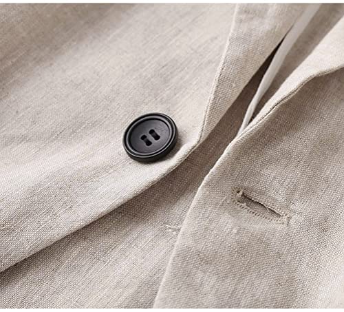Linen Blazer Women Linen Jackets Casual Spring Summer Blazers Lightweight Clothes (Beige Blazer, M)