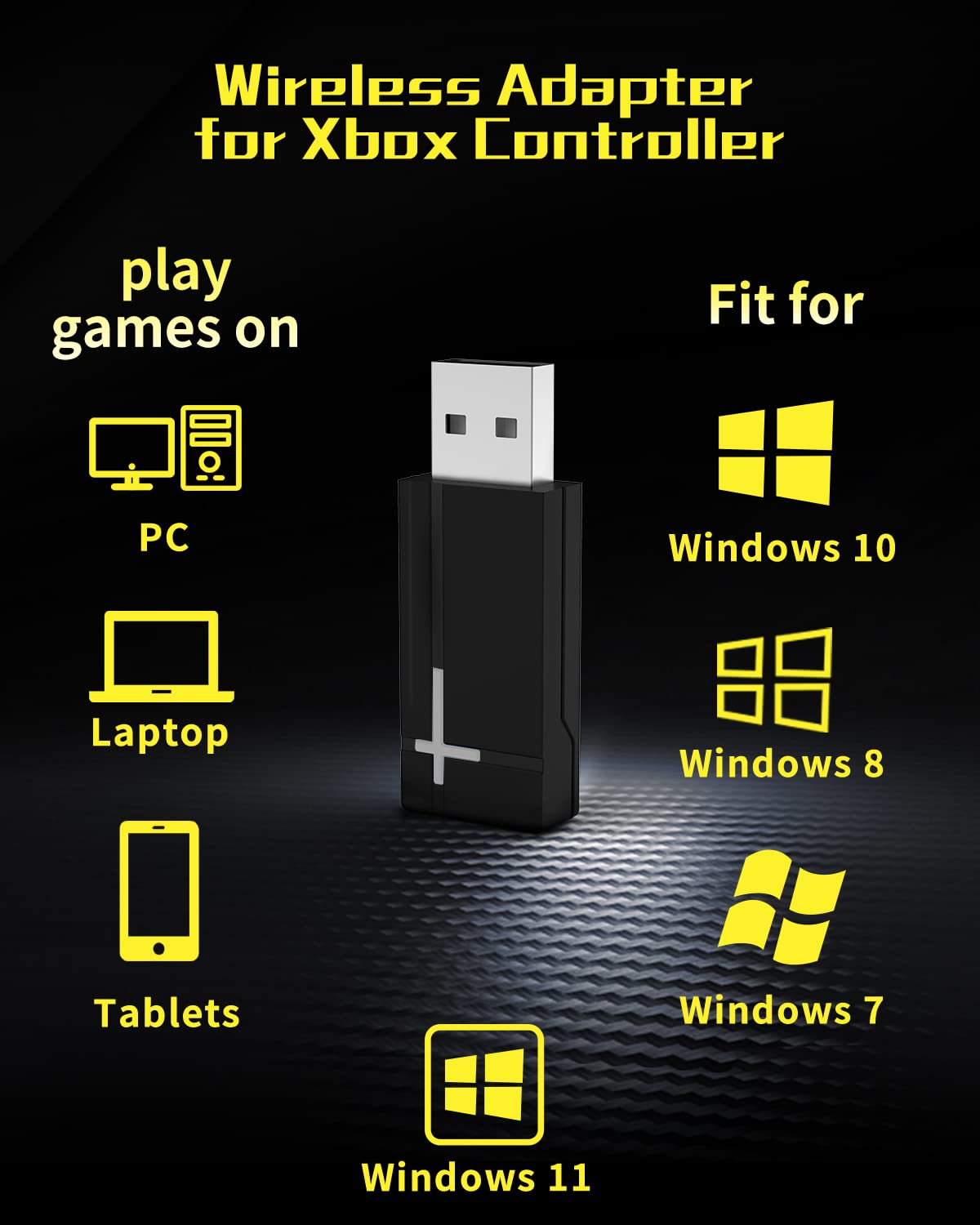 OLCLSS Wireless USB Adapter, Compatible with Xbox Controllers, Low Latency, Faster Data Transmission, 100% Satisfied