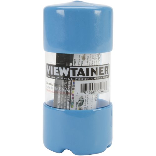 Viewtainer Viewtainer Storage Container, 2 x 4-Inch, Sky Blue