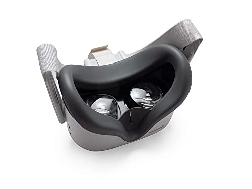 VR Cover for Meta/Oculus Quest 2 - Silicone Meta/Oculus Quest 2 Face Cover (Grey)