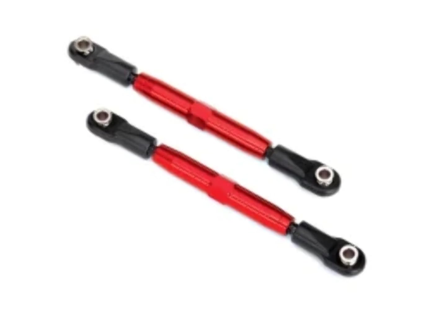 Traxxas 3643R - Aluminum Rear Camber Links Turnbuckle, 83mm, Red