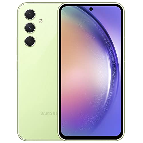 SAMSUNG Galaxy A54 5G Dual SIM (256GB, 8GB) 6.4" 120Hz AMOLED, Octa-Core, 50MP Camera, 4G Volte (GSM Unlocked for T-Mobile, Metro, Global) International Model A546E/DS (w/ 25W Charge Cube, Lime)