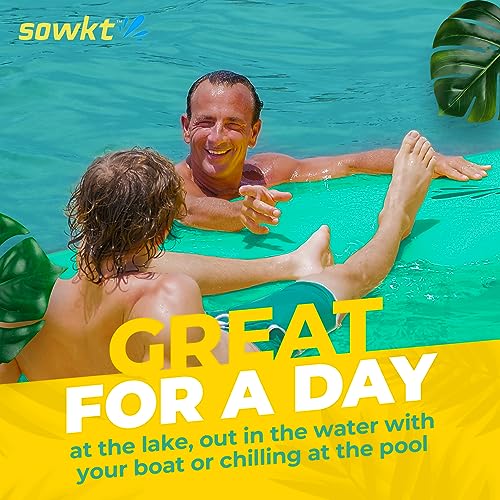 SOWKT Lily Pad Floating Mat (18 x 6 ft) - Premium Floating Water Mat for The Lake and Boating - Giant Floating Water Pad for Lakes | Lilly Pad Floating Water Dock