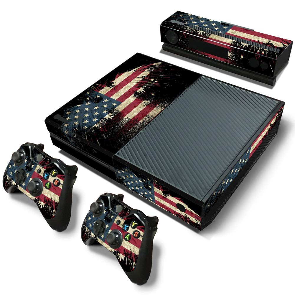 DAPANZ The Flag of United States Skin Sticker Vinyl Decal Cover for Xbox One Console Kinect 2 Controllers