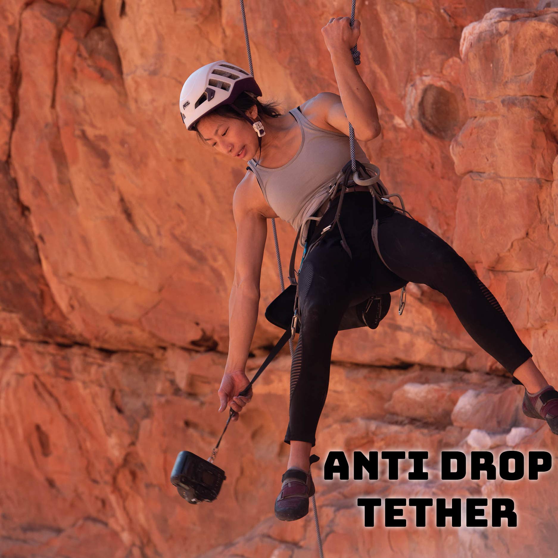 Danger Buddies CameraBuddy Tethered Anti-Drop Camera Bag for Hikers and Climbers