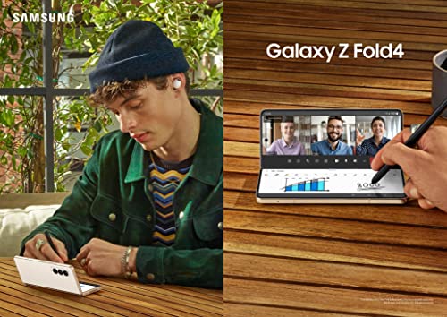 SAMSUNG Galaxy Z Fold 4 Cell Phone, Factory Unlocked Android Smartphone, 512GB, Flex Mode, Hands Free Video, Multi Window View, Foldable Display, S Pen Compatible, US Version, Gray Green