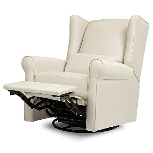 DaVinci Hayden Recliner and Swivel Glider in Natural Oat, Greenguard Gold & CertiPUR-US Certified