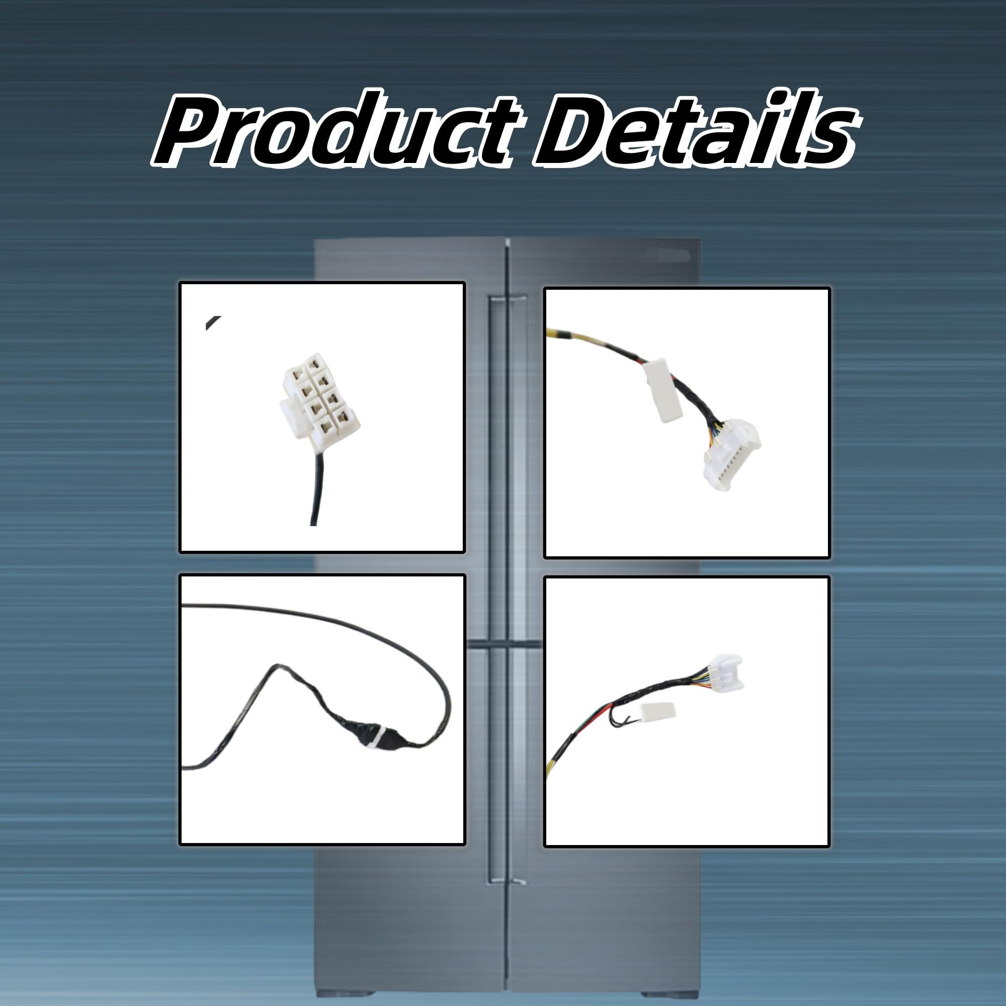 KDFUHRUI Refrigerator Wire Harness DA96-00640A Fit for Samsung Refrigerator,Replaces AP5623877,3970367,PS4168713, EAP4168713