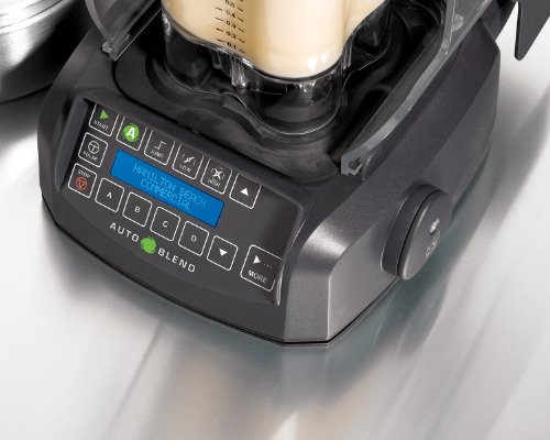 Hamilton Beach Commercial HBH850 Hamilton Beach Commercial Summit High-Performance Sensor Blender with 64-Ounce Polycarbonate Container, Black, Medium