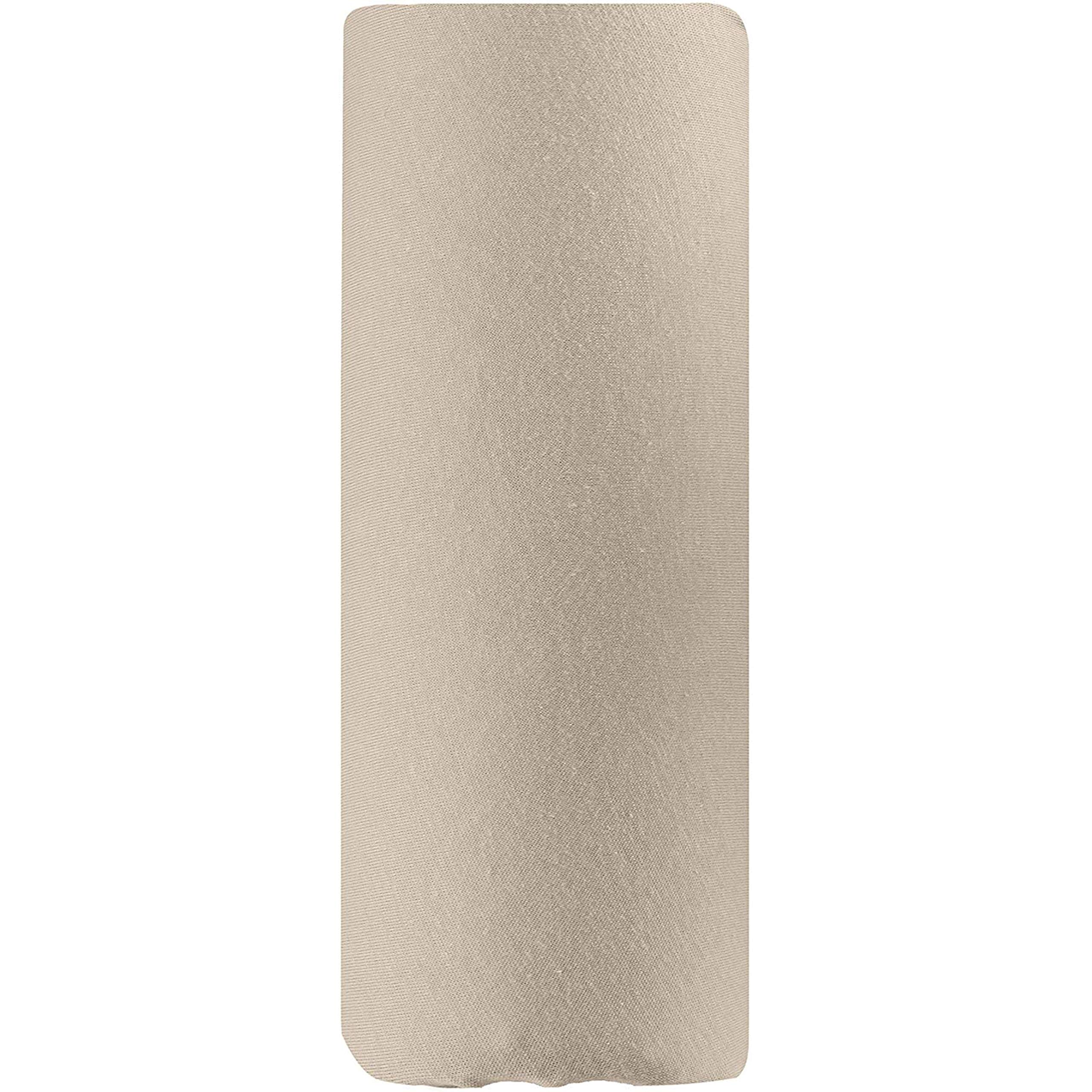 Cuddles & Cribs 100% Cotton Jersey Fitted Crib Sheet - 1 Pack, Natural