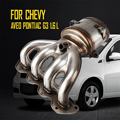 Catalytic Converter with Exhaust Manifold Fit for 2011-2016 Chevy Cruze 1.8L Automotive Replacement Catalytic Converters OEM#16657