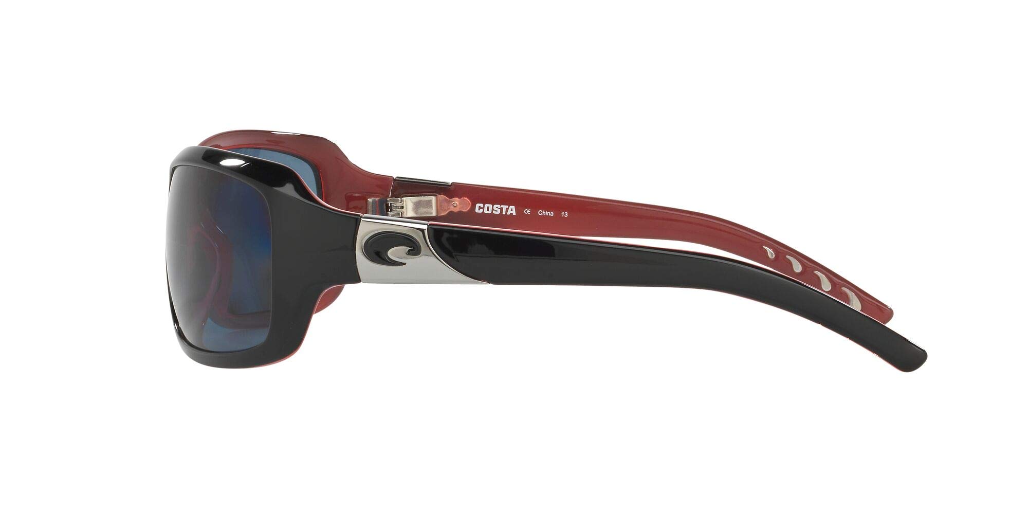 Costa Del Mar Woman Sunglasses Black Coral Frame, Gray Lenses, 64MM