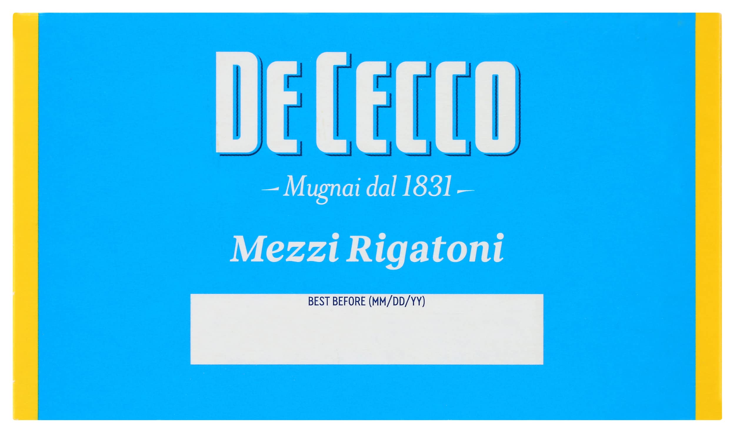 DE CECCO PASTA Mezzi Rigatoni, 16 OZ