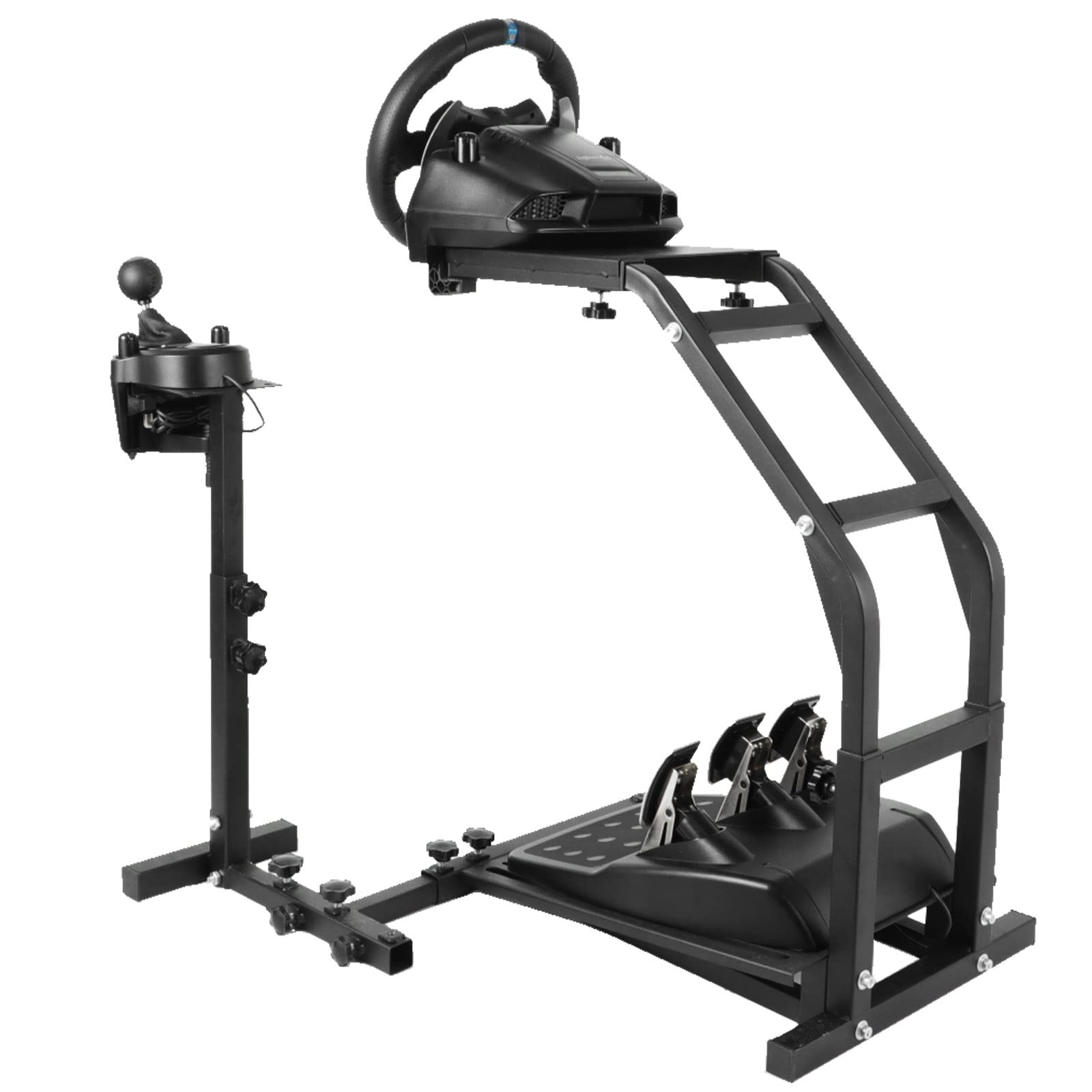Dardoo Racing Wheel Stand Frame Compatible with Logitech G27 G29 G920 G923, Fanatec, Thrustmaster T300RS TXRW_Base for PS4 Xbox PC Simulator Cockpit Not Include Pedals,Wheel and Shifter