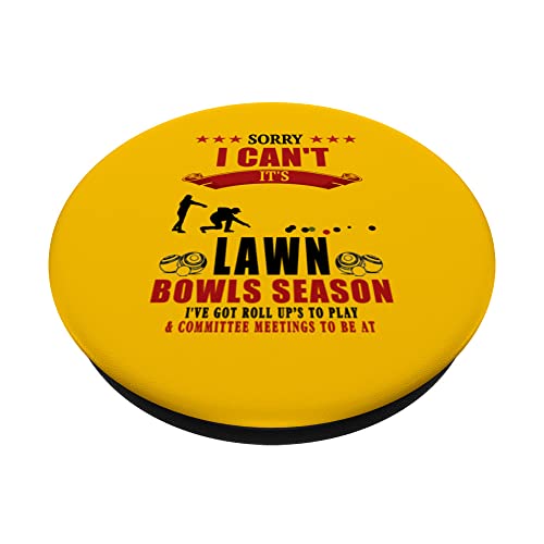 Lawn Bowls Idea For Women & Novelty Lawn Bowling PopSockets Swappable PopGrip