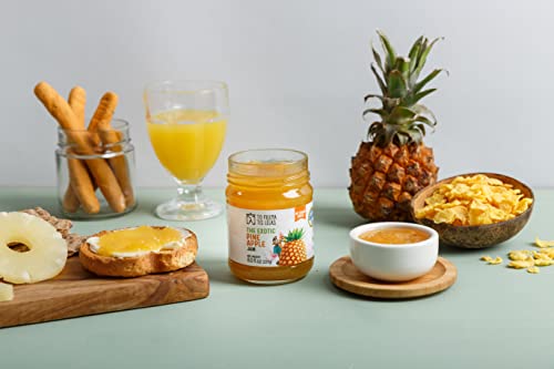 Pineapple Sugar Free Jam β No Added Sugar, No Preservatives, Gluten Free Pineapple Jam β Natural Taste with Perfect Sweetness Pineapple Fruit Spread for Breakfast, Toasts