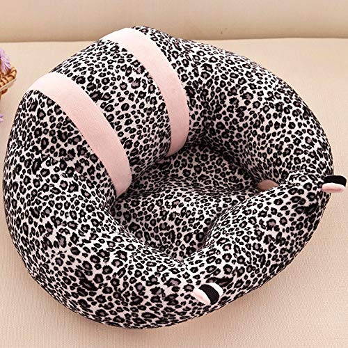 CNluca Soft Cute Baby Support Seat Plush Sofa Colorful Soft Baby Infant Learning to Sit Chair Keep Sitting Posture Chair Leopard Print