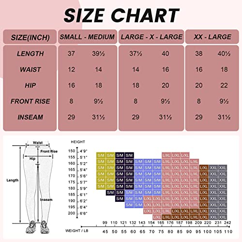 Syrinx 7 Pack High Waisted Leggings for Women - Buttery Soft Tummy Control Yoga Pants for Workout Running