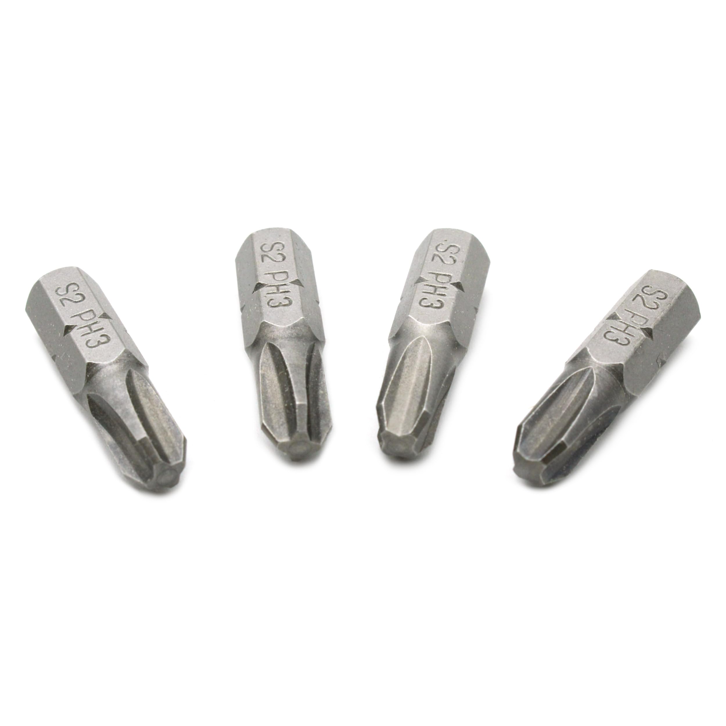 TEMO 50pc PH3 Impact Ready Phillips 1 Inch Screwdriver Insert Bits Hex Shank