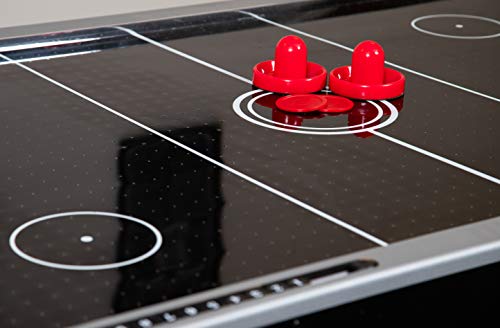 Triple Threat 6-ft 3-in-1 Multi Game Table with Billiards, Air Hockey, and Table Tennis